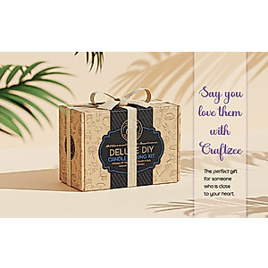 CraftZee Soy Candle Making Kit for Adults, Beginners - DIY Candle Making Supplies Includes Soy Wax, Scents, Frosted Glass Jars, Wicks, Dyes, Melting Pot, Gift Box & More