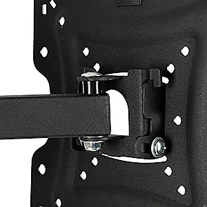 Stainless Steel Portable Monitor Stand for Most 14-55 Inches Flat Curved TVs,Universal TV Wall Bracket up to 30KG Tilting Height Adjustable, Max VESA 400x400mm