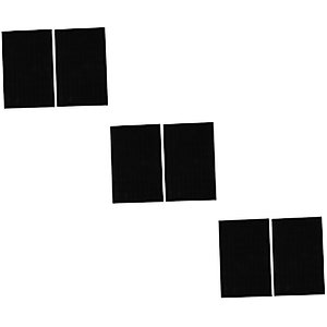 Abaodam 6 pcs Box Jewelry Sponge Pad showcase display for selling jewelry insert tray ring holder for jewelry earring jewelry foam inserts jewelry dish tray black mat foam ring accessories