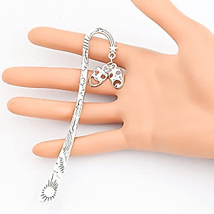 bobauna Drama Comedy Tragedy Masks Bookmark Theater Lover Jewelry Gift (Drama Bookmark)