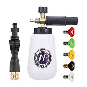 M MINGLE Pressure Washer Extension Wand, Foam Cannon Compatible with Portland Husky and Ryobi Pressure Washer