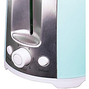 Brentwood TS-292BL Cool Touch 2-Slice Extra Wide Slot Toaster, Blue