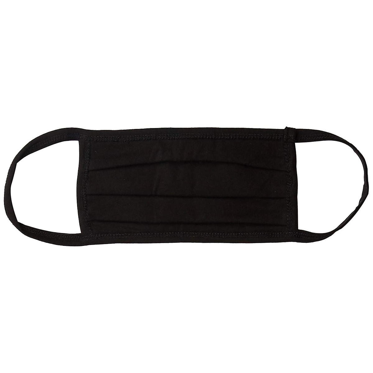 Amazon Essentials Reusable Face Cover, Black (Pack of 3)