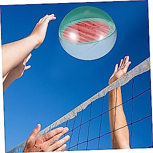 Alasum 1pc Watermelon Beach Ball Outside Toy Kids Swimming Pool Beach Balls for Kids Beach Pool Party Toy Summer Water Toy Watermelon Water Ball Inflatable Beach Ball Toy Inflatable Ball