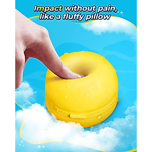 KOKODI Reusable Water Balloons Quick Fill Self Sealing, Refillable Water Bombs for Kids Adults, Latex-Free Silicone Splash Water Ball for Summer Fight ball Game Pool Party Beach Outside Toy activities