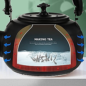 Ipetboom Tea Kettle Stove Top Teapot 1L Stainless Steel Tea Kettle Camping Kettle Camp Teapot Coffee Pot Water Boiling Kettle Teapot with Removable Infuser for Kitchen