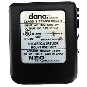 Transformer ACC-AC85 41-7.5-500 7.5V 500mA AC/DC Adapter