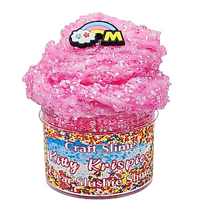 FLINPEX Butter Slime Kit Cloud Slime DIY Unmixed Snow Rice Slime kit for Girls, Education Party Favor Gift and Birthday, Slime kit for Boys, Slime Kits, Fluffy, Soft, 70ml 2.5Oz （Brown）