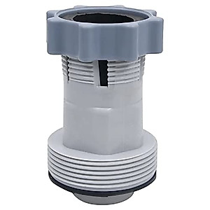vidaXL 2x Pool Hose Adapters Type B Pool Hose Adapter Pool Supply Pool Supplies Pool Equipment Adapter Adapters Outdoor Garden Backyard