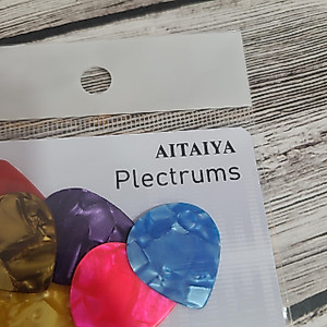 AITAIYA Plectrums,Guitar Picks, For electric, acoustic and bass guitars in various strengths - Precision Picks for Every Guitarist