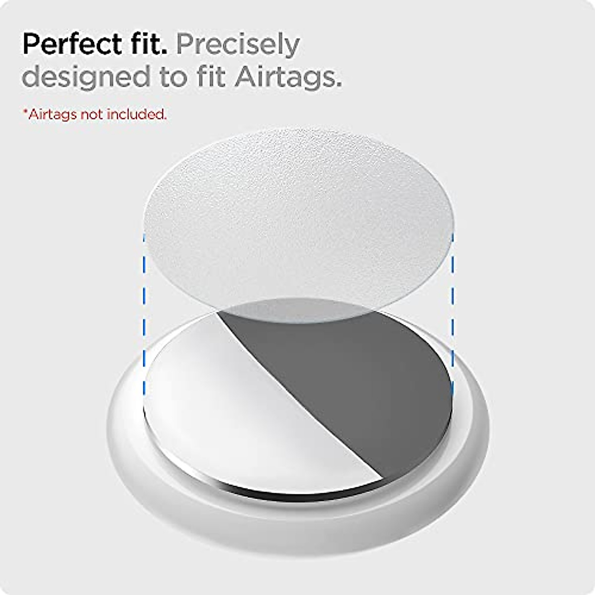 Spigen Protective Film [AirSkin Shield] designed for AirTag (2021)(4 Front) - Clear Matte