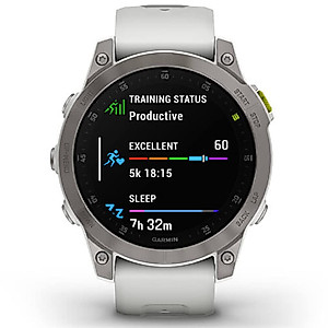 Garmin epix Gen 2, Premium Active Smartwatch, Touchscreen AMOLED Display (Slate Steel, 010-02582-00) Bundle with Varia RVR315 Cycling Rearview Radar with Visual and Audio Alerts
