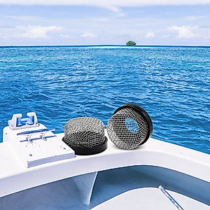 YESHINDA 2 Pack of Stainless Steel Mesh Strainer 3/4"- 14, Aerator Screen Strainer Stainless Compatible for Livewell Pump and Baitwell