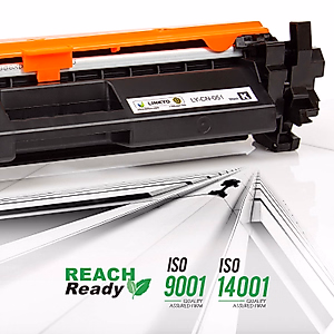 LINKYO Compatible Toner Cartridge Replacement for Canon 051 (Black, 2-Pack)