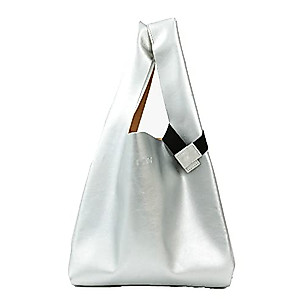 Women's Satchel Bag Small Clutch Cute PU Shoulder Bag Hobo Bag Solid Color Mini Purse