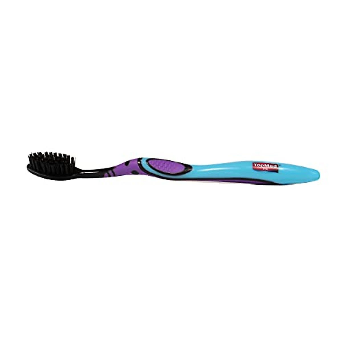 TOPMED ETS Smokers Charcoal Toothbrush Extra Hard (Color May Vary) 1 Count