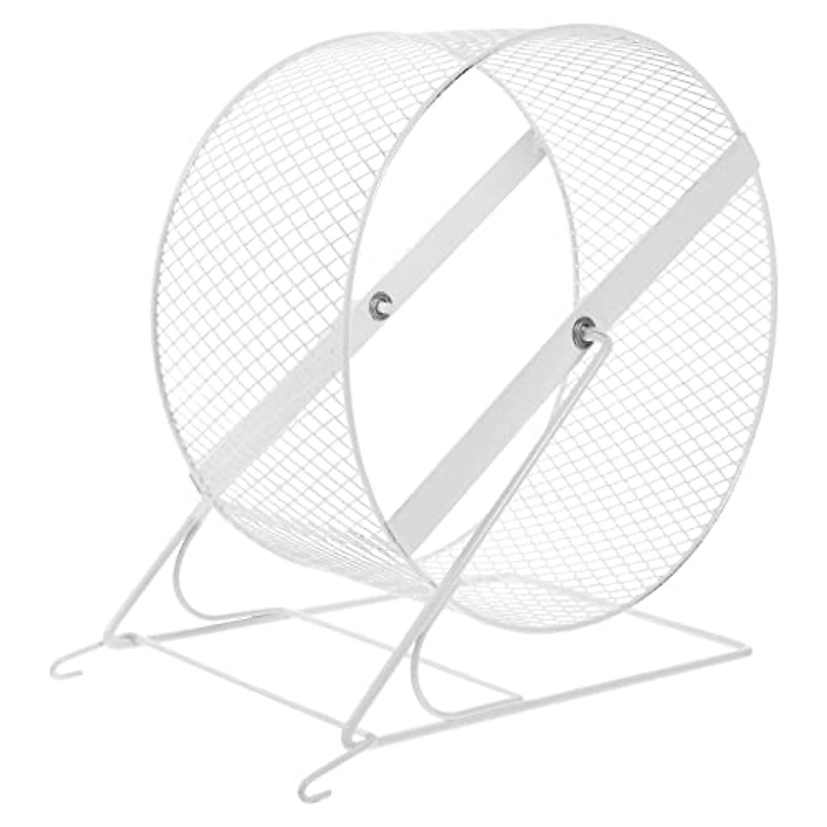 POPETPOP Hamster Wheel Hamster Running Exercise Wheel- Silent Guinea Pig Exercise Wheel with Rack Small Animals Running Wheel Toys for Hamsters, Hedgehogs, Rats Chinchilla Wheel