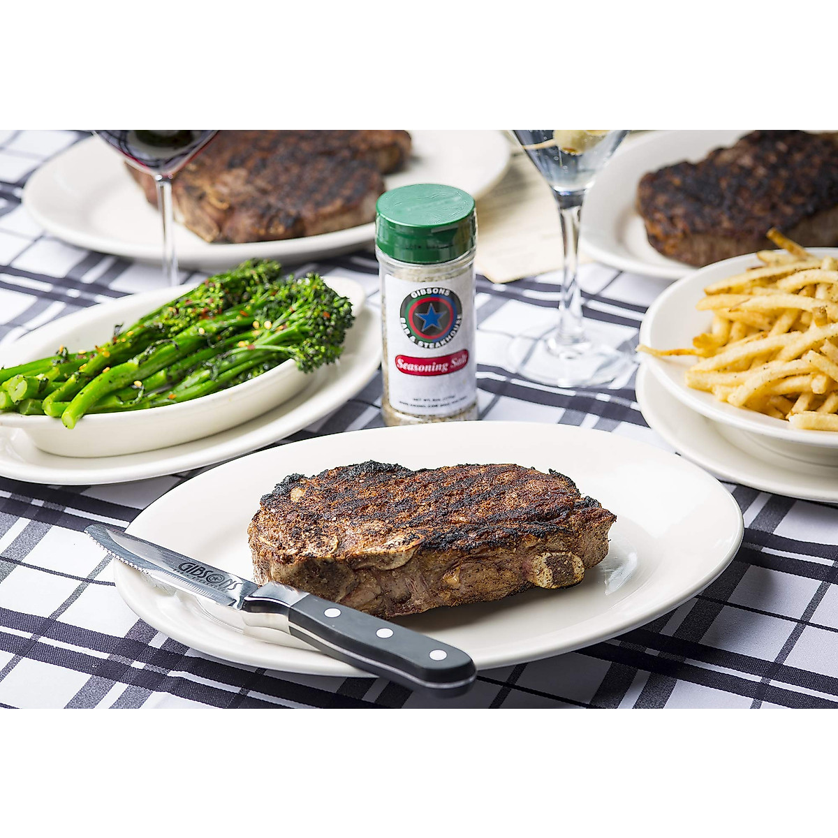 GIBSONS STEAKHOUSE Seasoning Salt, 6oz Bottle