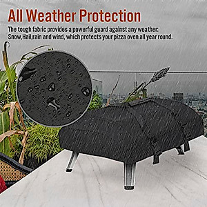Carry Cover for Ooni Koda 16 inch Pizza Oven, iCOVER Heavy Duty Portable 16 Gas Pizza Oven Cover for Ooni Koda Waterproof Outdoor 16in Pizza Oven Accessories