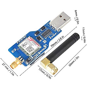Ozgkee Four Frequency GSM/GPRS SIM800C USB to GSM Serial Module with Bluetooth Function