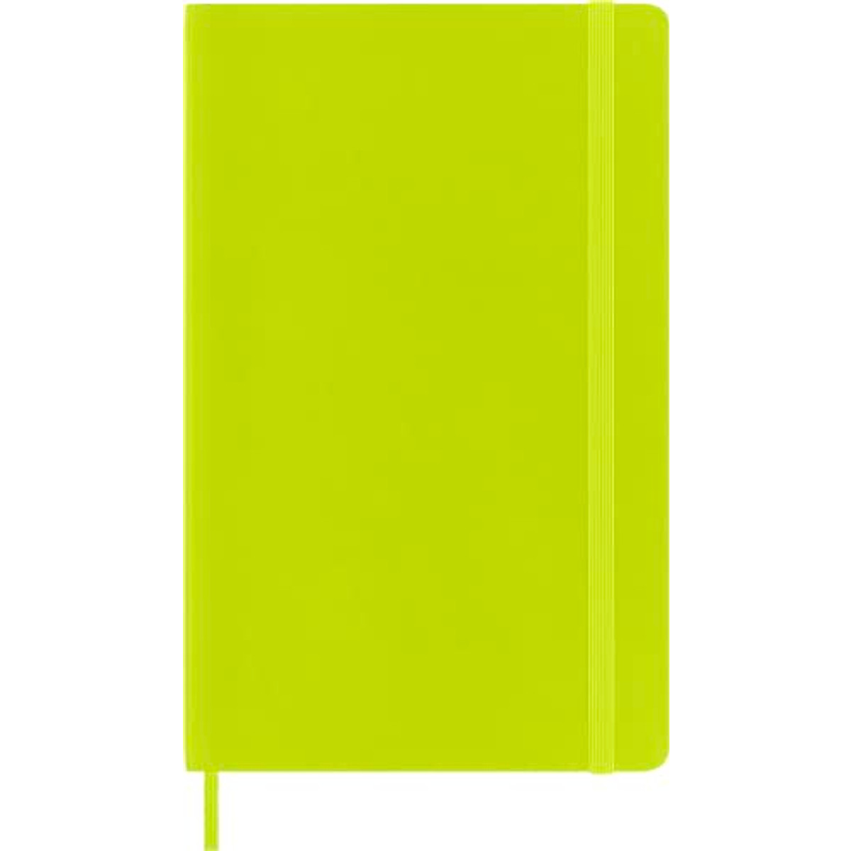 Moleskine Classic Notebook, Soft Cover, Large (5" x 8.25") Ruled/Lined, Lemon Green, 192 Pages