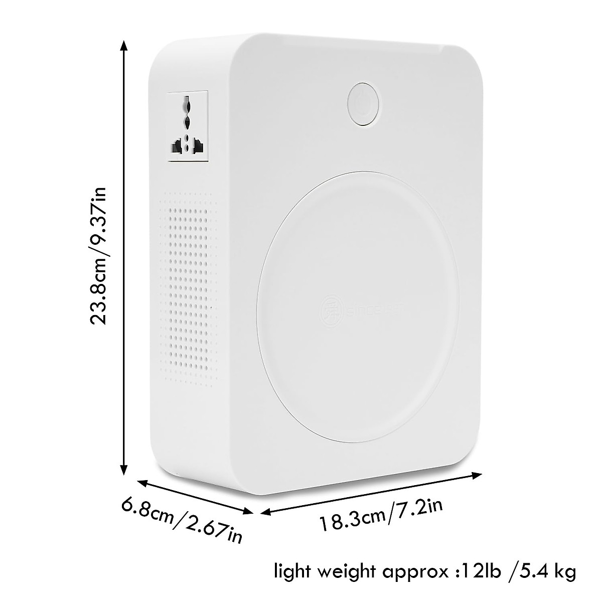 MYOYAY 2000W Step Up Voltage 110v to 220v Converter, Lightweight 110v to 220v Voltage Converter US to Europe Asia Power Transformer with Circuit Breaker Protection