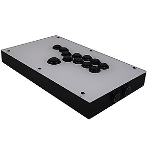 TruBoost FightBox RAC-J800B-PC-B All Buttons Leverless-Style Arcade Joystick Fight Stick Game Controller For PC Sanwa OBSF-24 30