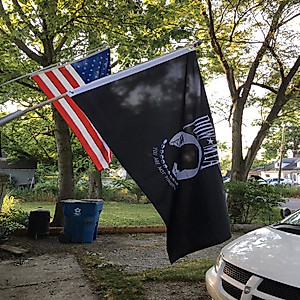 Pow Mia Flag 3x5 ft Outdoor Heavy Duty and Double sided You are Not Forgotten Prisoner of War Flags Military Pow Flag with 2 Grommets