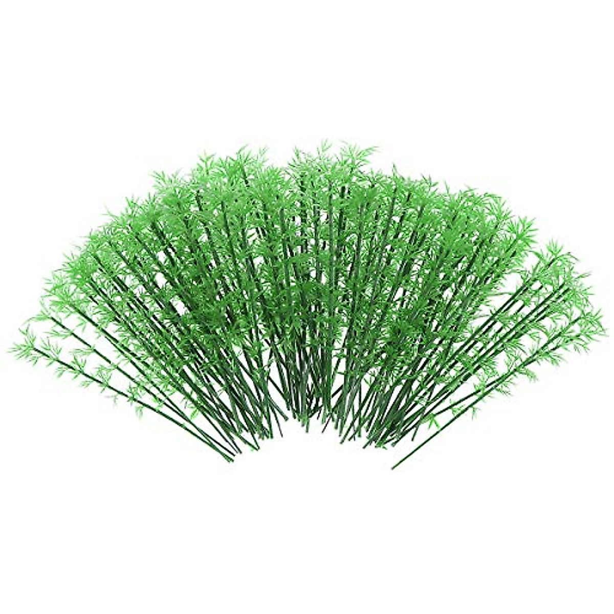 WINOMO Model Bamboo Trees Miniature Landscape Bamboo Trees Scale 1:75, Pack of 100 (Green)