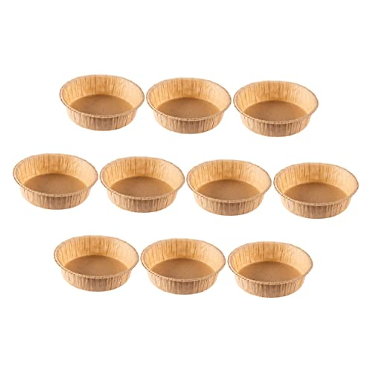 Mikinona 10pcs Cake Mold Mini Loaf Baking Pans Roasting Pans for Ovens Non Stick Baking Sheet Bakery Pan Muffin Cake Pans Paper Cake Mold Paper 6 Inch Round Cake Pan 6 Round Cake Pan Bread