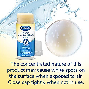 Dr. Scholl's Cracked Heel Repair Balm 2.5oz, with 25% Urea for Dry Cracked Feet, Heals and Moisturizes for Healthy Feet
