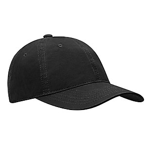 Croogo Hip Hop Cotton Baseball Hat Trucker Cap Plain Blank Dad Hat Vintage Solid Hat Mountain Cap Golf Hat Caps,Black-WBBC4