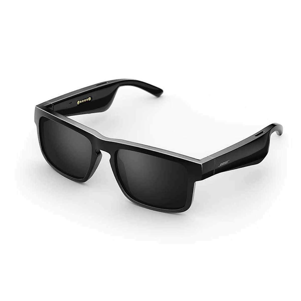 Bose Frames Tenor, Smart Glasses, Bluetooth Audio Sunglasses, with Open Ear Headphones, Rectangular, Black, 55 mm