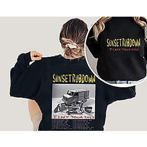 Sun%set Rubd%own Ti%ny Tour 2023 T-Shirt, S.un%set Rubd%own Tour Hoodie, S.un%set Rubd%own Ti%ny Tour 2023 Sweater Long Sleeve, Tanktop, Gift For Fan