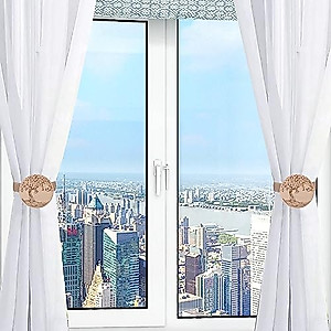 2 Pack Magnetic Curtain Tiebacks, Life Tree Curtain Holdbacks Curtain Tiebacks Curtain Ties Magnetic Tie Backs Curtain Pull Backs Curtain Tie Backs for Curtains
