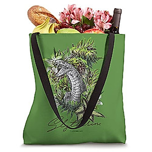 Harry Potter Slytherin Floral Snake Mascot Tote Bag