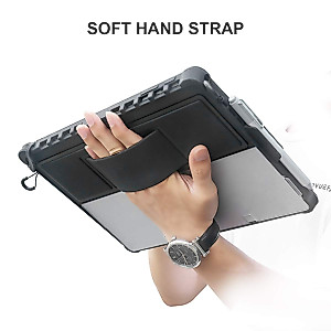 Youtec for Microsoft Surface Pro 7 Plus/Pro 7/Pro 6/Pro 5/Pro 4 Case, Surface Pro Protective Cover with Pen Holder+Hand Strap+Shoulder Strap Compatible with Type Cover for Surface Pro 7 Plus/7/6/5/4