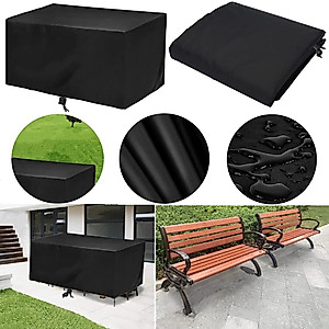Patio Furniture Covers 72 x 38 x 32 Inch Waterproof Outdoor Furniture Cover Patio Table Covers Outdoor Couch Cover Table and Chair Set Cover Wind Dust Proof Anti-UV 72"L x 38"W x 32"H//180x95x80cm