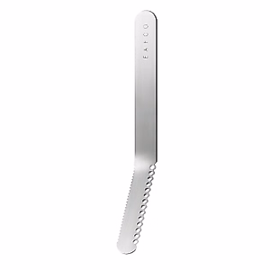Yoshikawa EAtCO NULU Butter Spreader, Silver