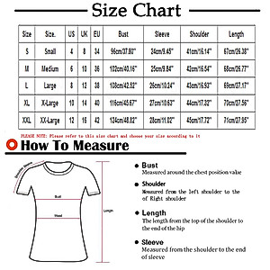 SMIDOW Summer Boho Floral Tunic Tops for Women 2024 Fashion Short Sleeve Henley Neck Shirt Dressy Casual Tshirts Blouse