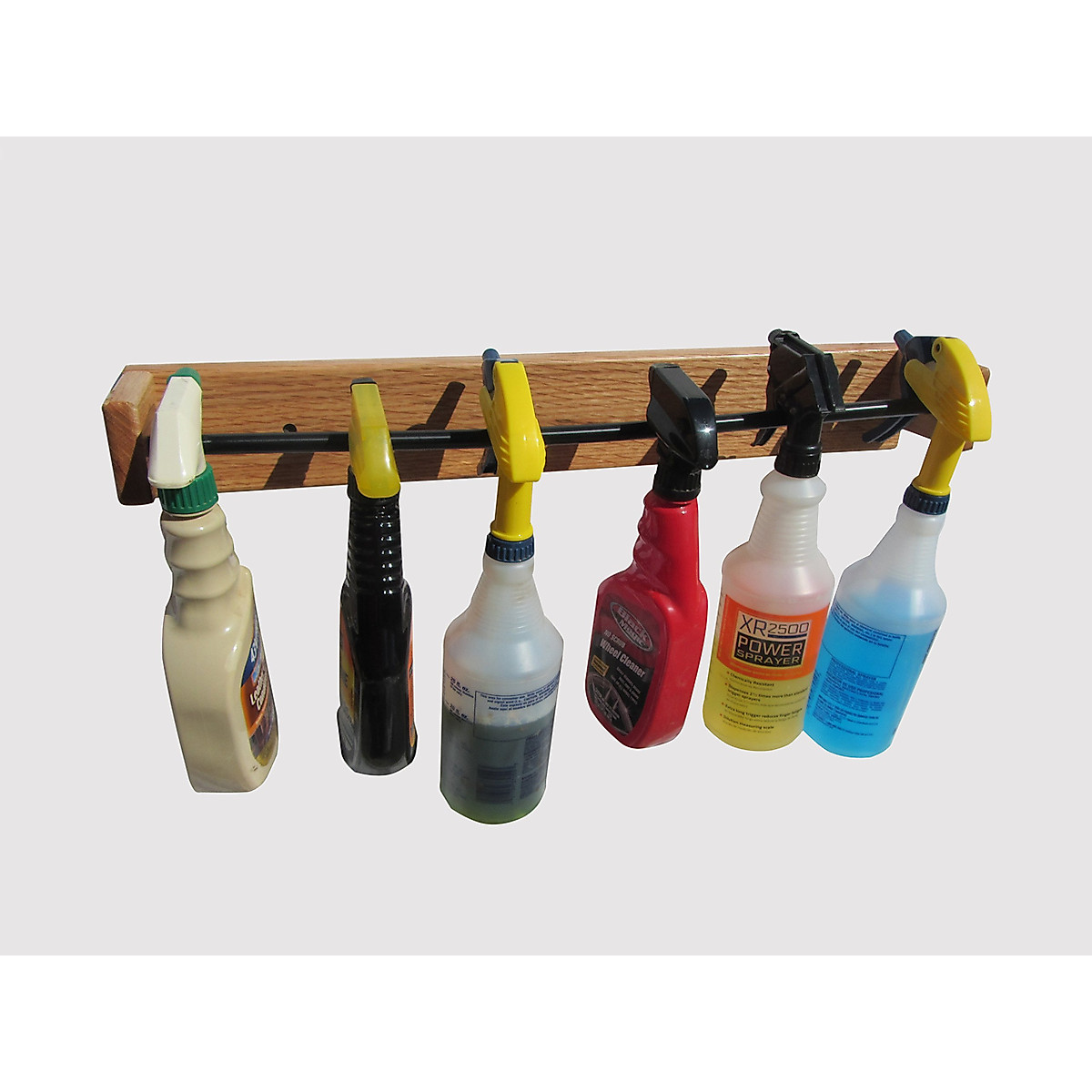 KR Ideas Standard Spray Bottle Rack, 24" Long (Made in The USA)
