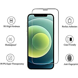 Acediar Tempered Glass Screen Protector for iPhone 12 mini [Anti-Scratch][Bubble Free][Case-friendly], Premium Screen Protector Compatible with iPhone 12 mini 5.4-Inch 2020[3 Pack]