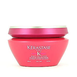 KERASTASE, Reflection Masque Chromatique MultiProtecting Masque sensitized ColourTreated or Highlighted Hair Fine Hair 200mloz Ounce E2270000, 6.8 Fl Oz