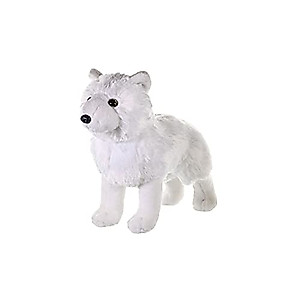 Wild Republic Arctic Wolf Plush, Stuffed Animal, Plush Toy, Gifts for Kids, Cuddlekins 12"