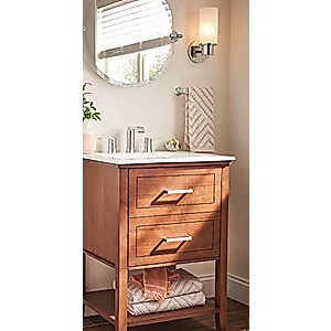 Moen Genta LX Chrome Modern 6.8-Inch Length Hand-Towel Bar for Bathroom or Kitchen, BH3886CH