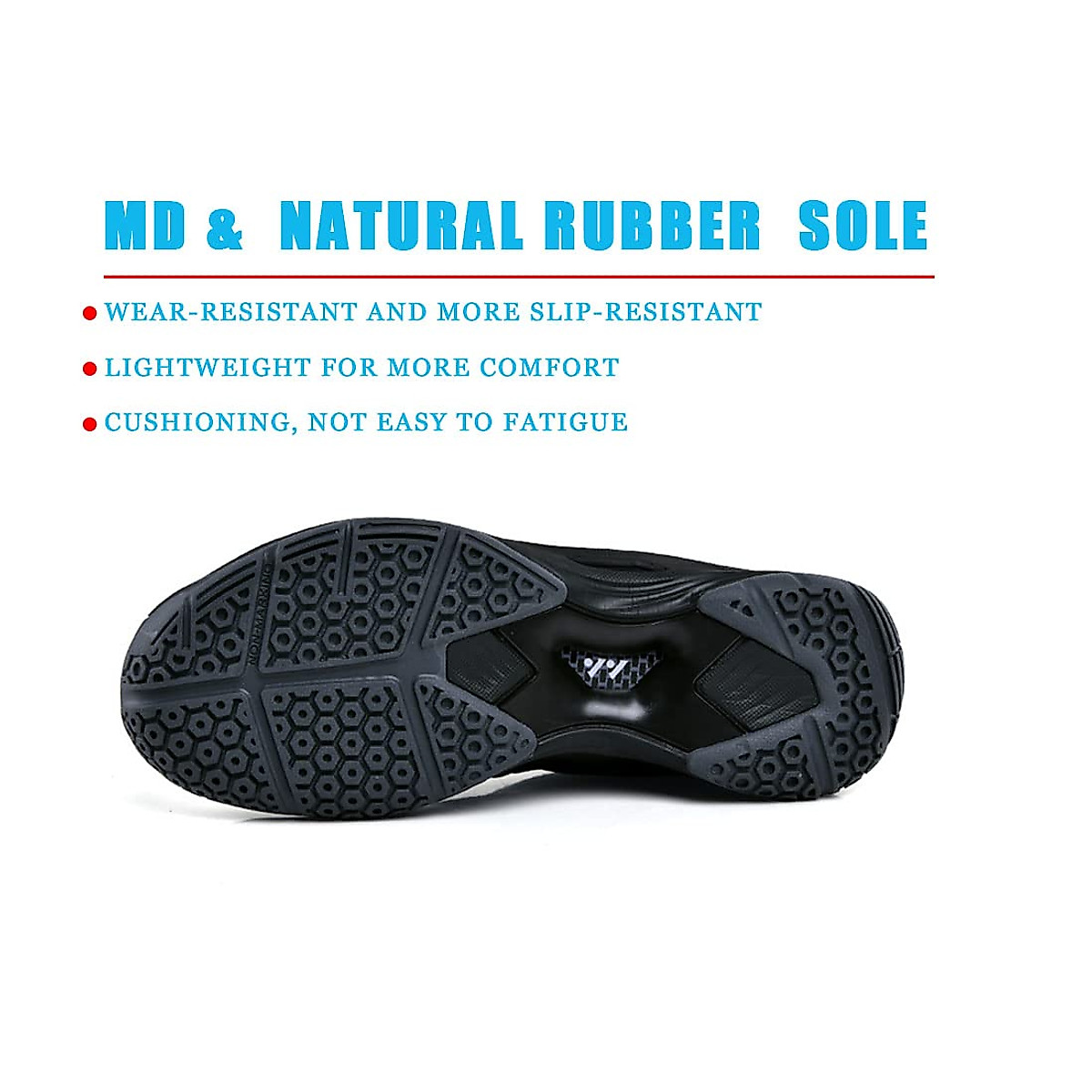 Migoldhot Fashion Womens Athletic Squash Sneakers Fashion Racquetball Athletic Tennis Sneakers Court Shoes Non Slip Badminton Shoes Black