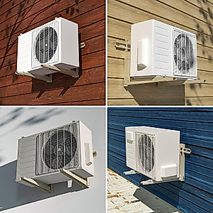 Cestluck Mini Split Mounting Brackets, Mini Split Bracket with Crossbar for Mini-Split AC 7000 BTU to 12000 BTU