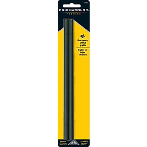 Prismacolor Ebony Graphite Drawing Pencils, Black, 2-Count