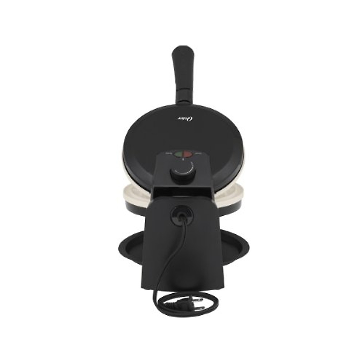 Oster Titanium-Infused DuraCeramic Flip Waffle Maker, Black (CKSTWFBF10W-TECO)