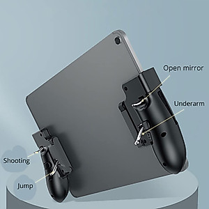 Claw PUBG Controller for iPad/Tablet, H11 Six Finger Game Joystick Handle Trigger Aim Button Trigger, L1R1 L2R2 Shooter Gamepad, Plug and Play Gaming Controller for PUBG/Knives Out/Call of Duty